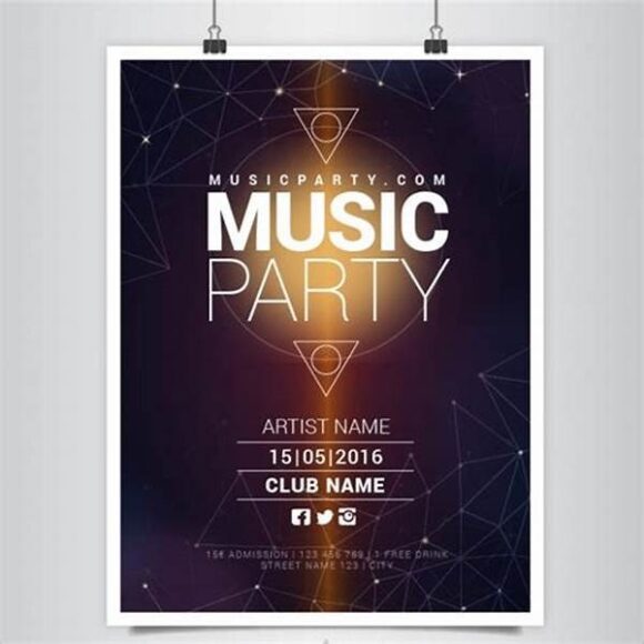 Tổng Hợp Những Mẫu Poster Âm Nhạc Ấn Tượng Và Đẹp Mắt Nhất » In Đồng Lợi